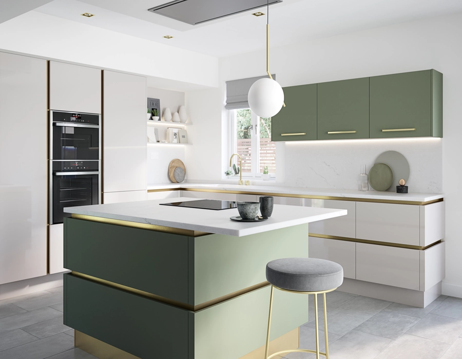Porter True Handleless - NMB Kitchens and Bathrooms